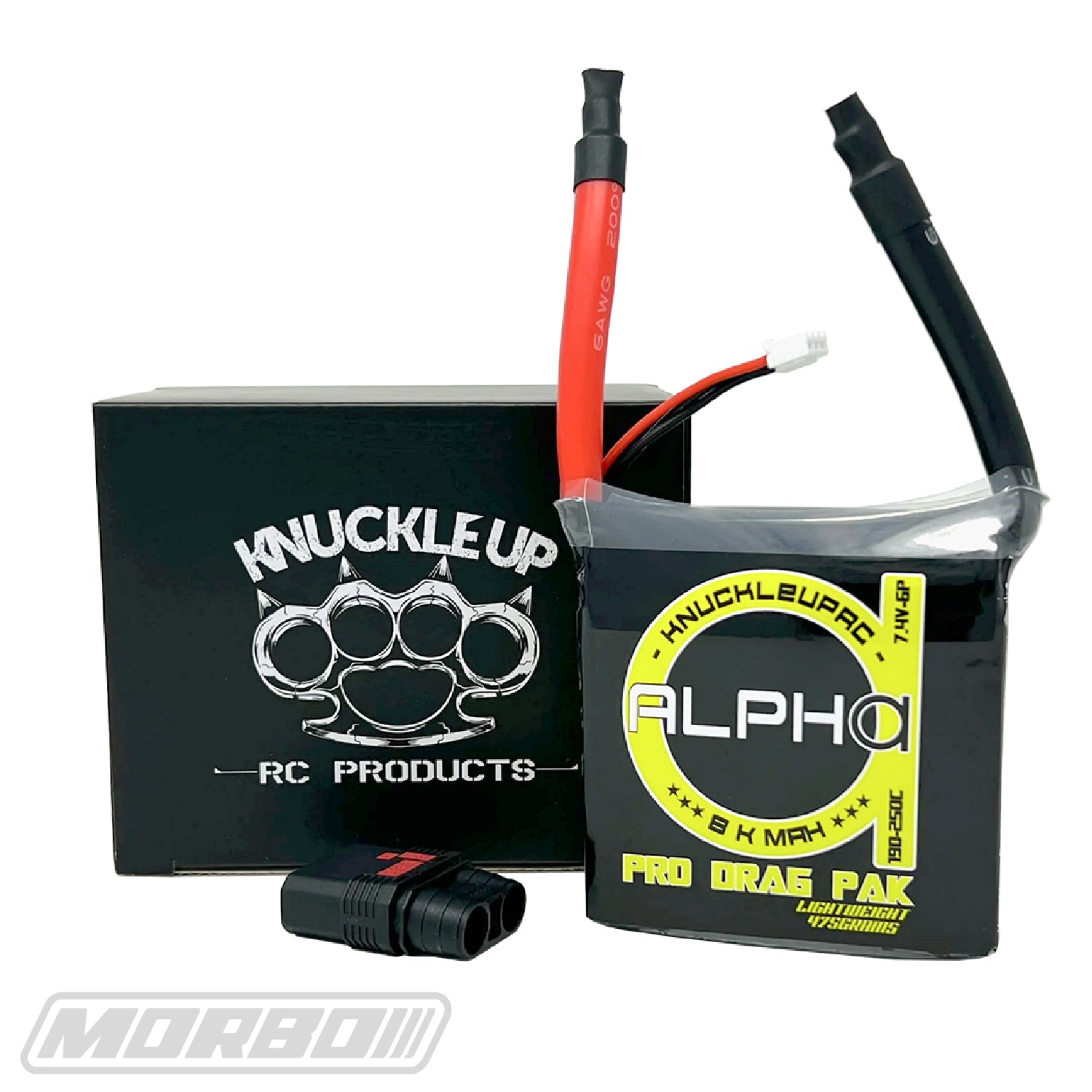KNUCKLE UP ALPHA 8000MAH PRO DRAG PACK BATTERY – MORBO RACING