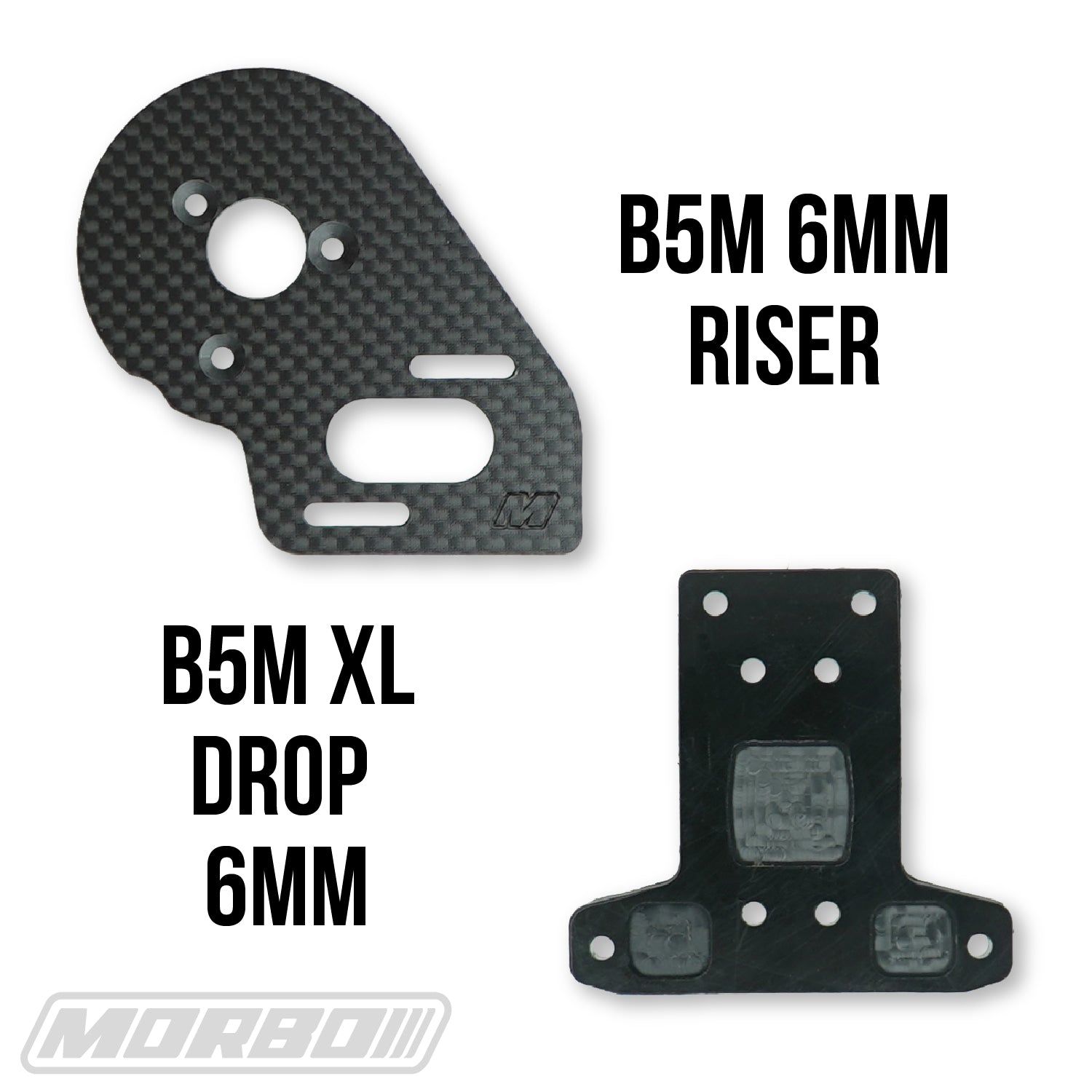 MORBO B5M 3G 6MM TRANS SPACER AND XL MOTOR MOUNT – MORBO RACING