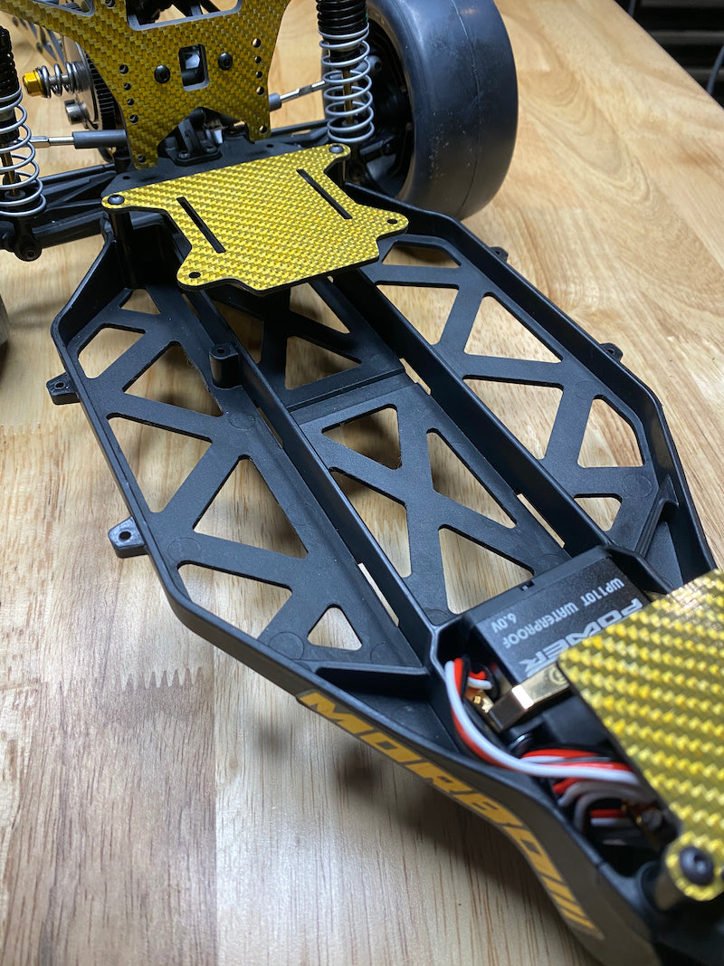DR10 CHASSIS GUSSET CUT – MORBO RACING