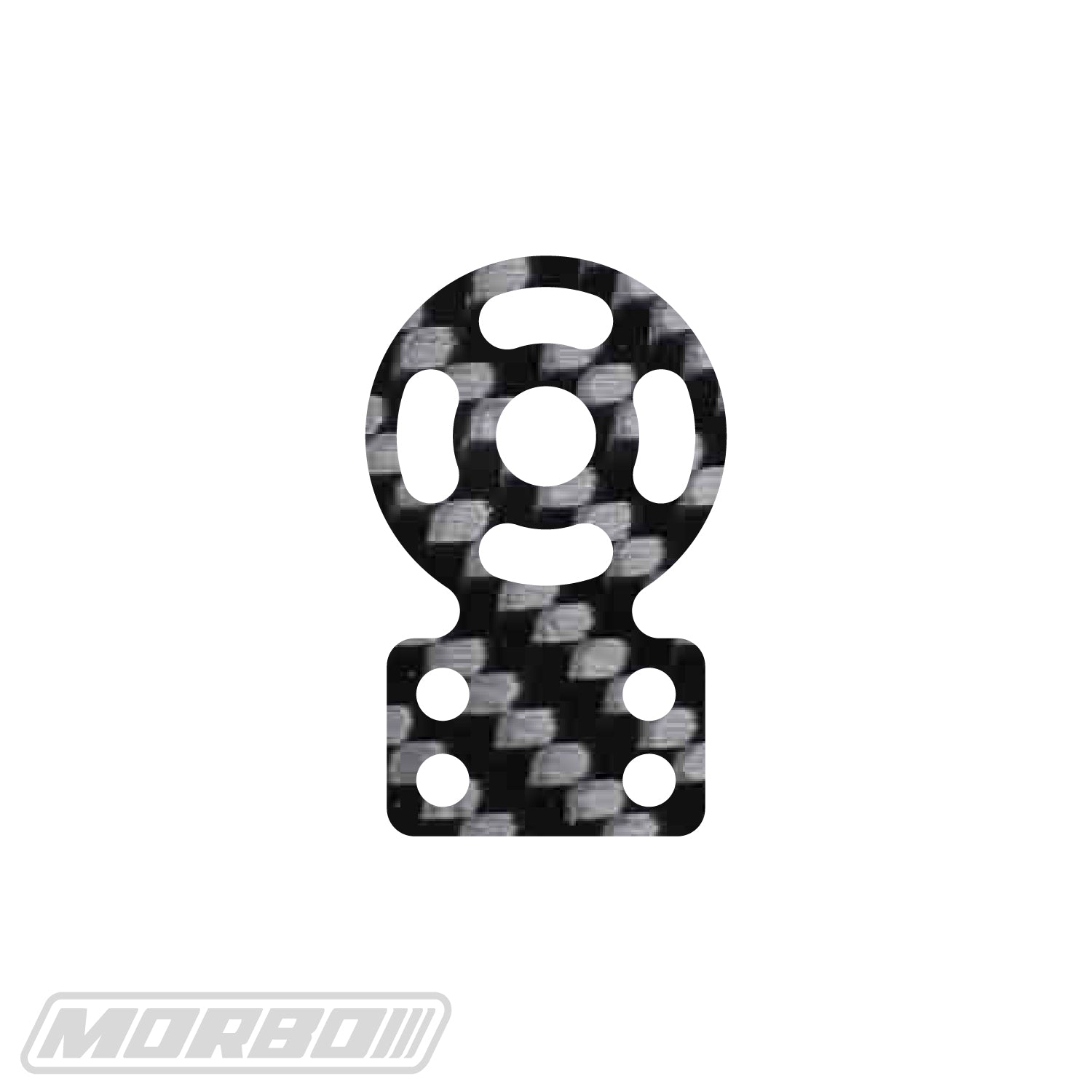 MORBO 25T REPLACEMENT CARBON FIBER SERVO HORN (19MM X 20MM) – MORBO RACING